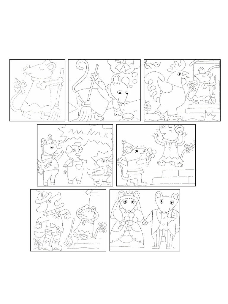 La Ratita Presumida - Secuencia de imagenes