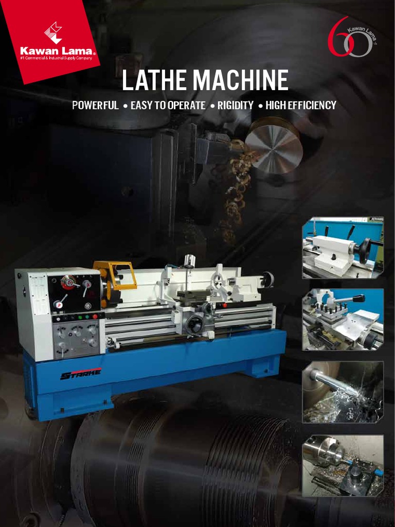 Powerful and Rigid Gap Bed Lathe for Precision Machining | PDF | Gear ...