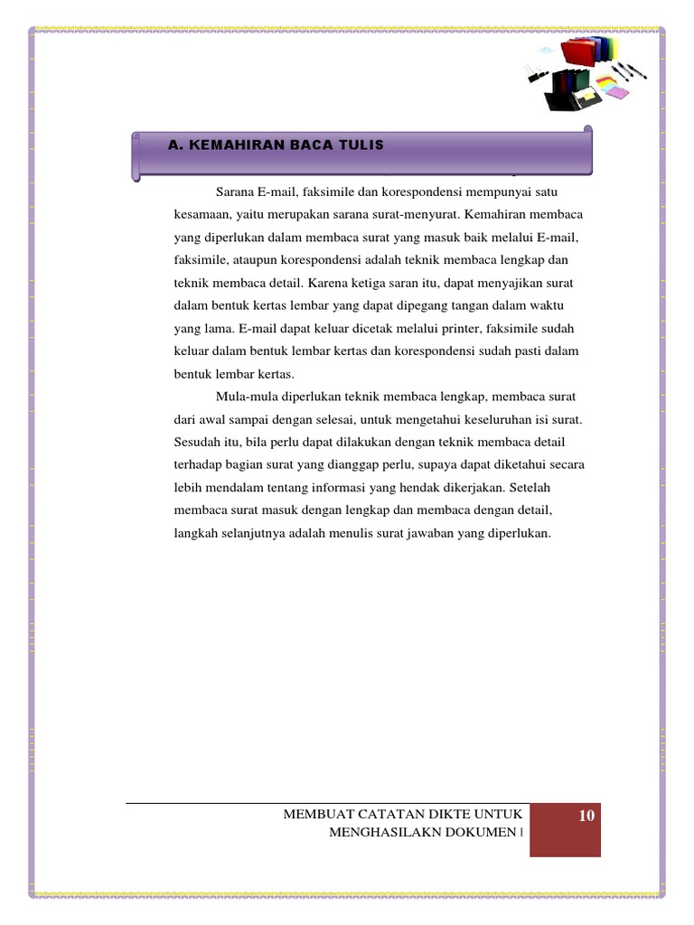 Modul Membuat Dokumen Kantor Lengkap | PDF