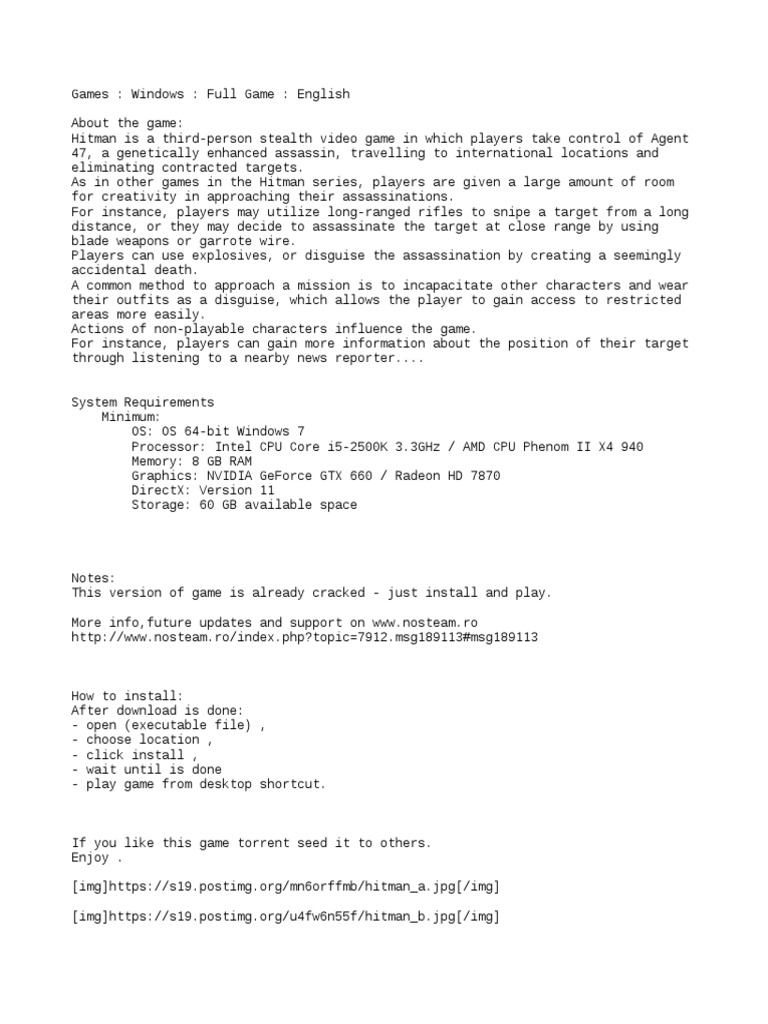 Read Me First !!! | PDF