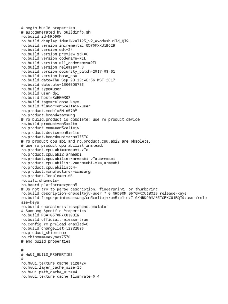 Build Prop | PDF | Biometrics