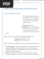 SAP PS - Define Project Coding Mask | PDF | Information Science ...