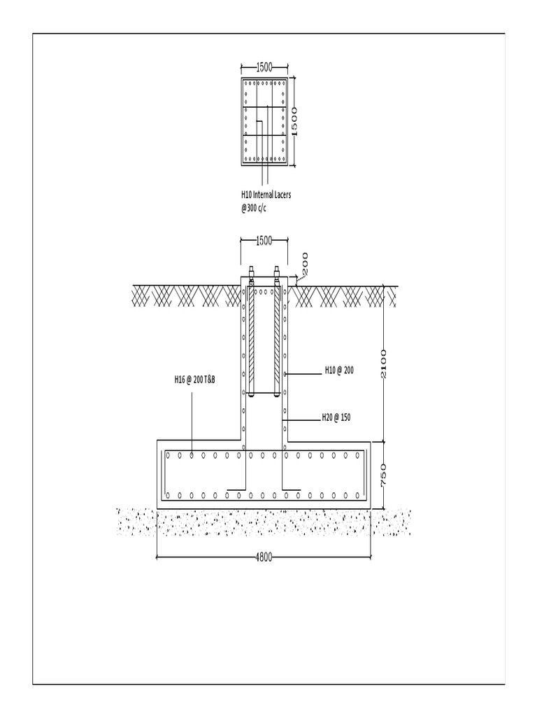 Mast Foundation Layout | PDF