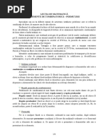 Permutari. Aranjamente. Combinari. Probabilitati | PDF