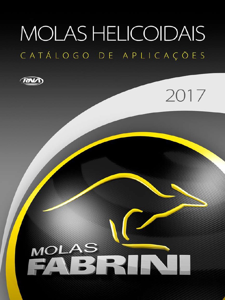 Catálogo de molas RNA Fabrini (edição 2017) | Suspensão (Veículo) | Carro