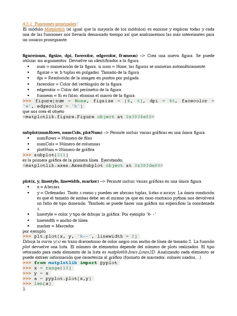 Graficas PYTHON Teoria | PDF | Sistema de coordenadas Cartesianas | Color