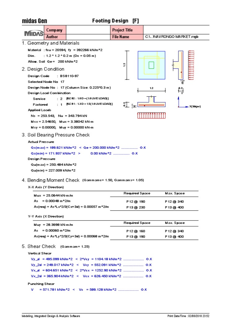 Midas Gen: 1. Geometry and Materials | PDF | Continuum Mechanics ...