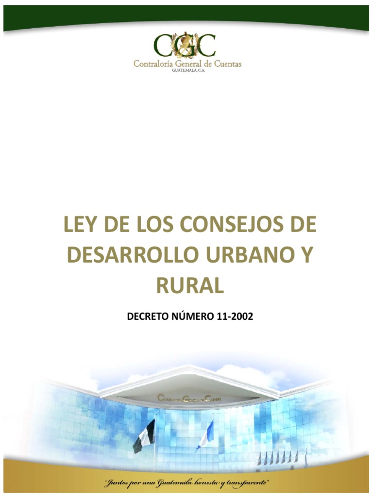 Ley de Los Consejos de Desarrollo Urbano y Rural | PDF | Alcalde ... Ley de Los Consejos de Desarrollo Urbano y Rural | PDF | Alcalde ...