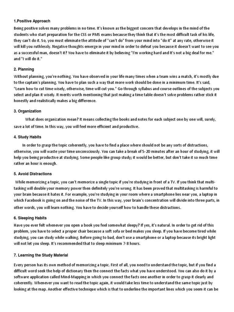 PMS Helping Material | PDF | Memory | Pakistan