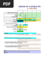 AASHTO Rigid Pavement Design Tool | PDF | Spreadsheet | Microsoft Excel