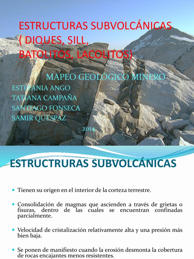 Que Es Un Dique | PDF | Roca (geología) | Roca ígnea