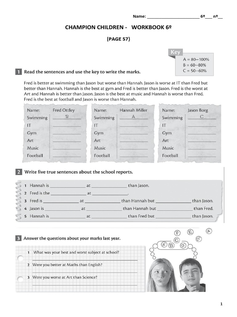 Unit 6 - Workbook 6º | PDF