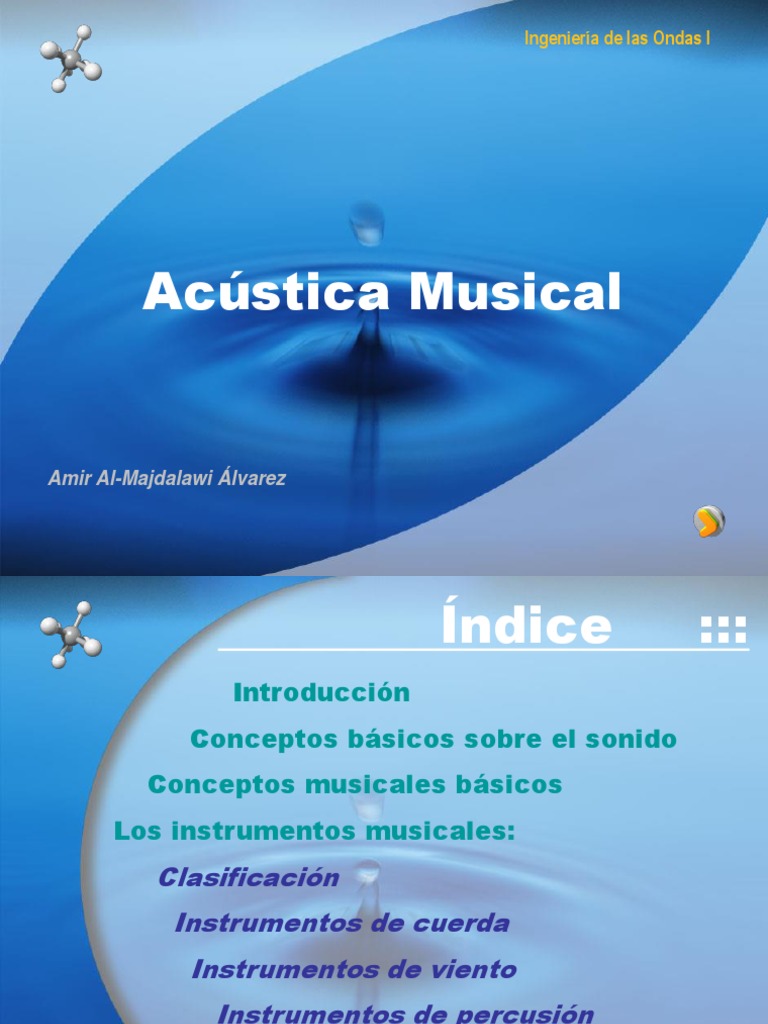 Acústica Musical | PDF | Instrumentos musicales | Sonido