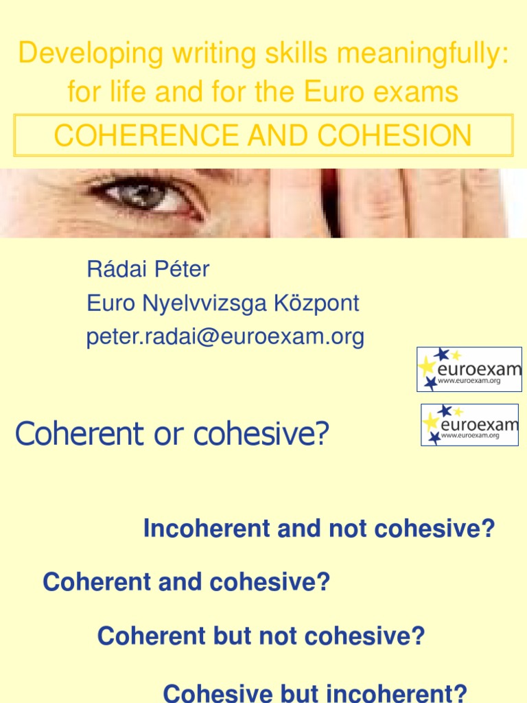 Coherence and Cohesion Ppt 20331 | Sentence (Linguistics) | Language ...