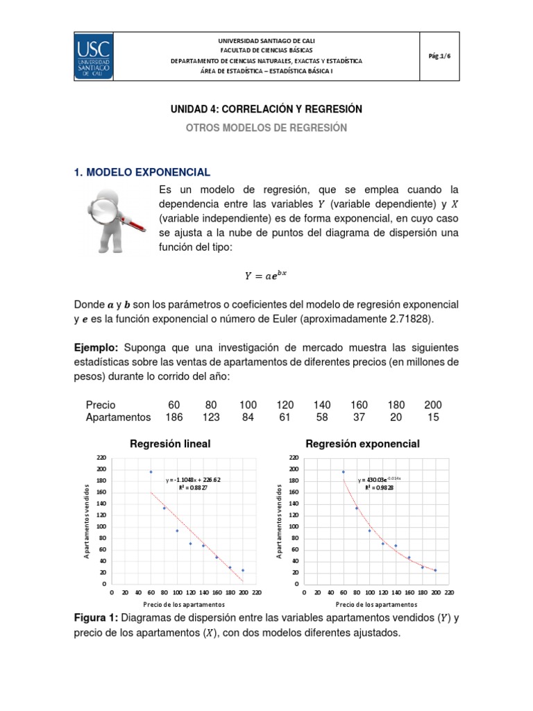 Modelo Exponencial | Estadísticas | Análisis de regresión