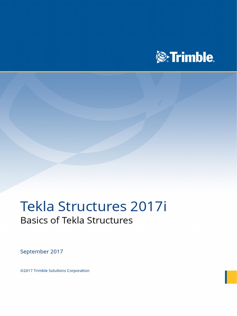 Basics of Tekla Structures - 1 | PDF | 3 D Modeling | Computer File