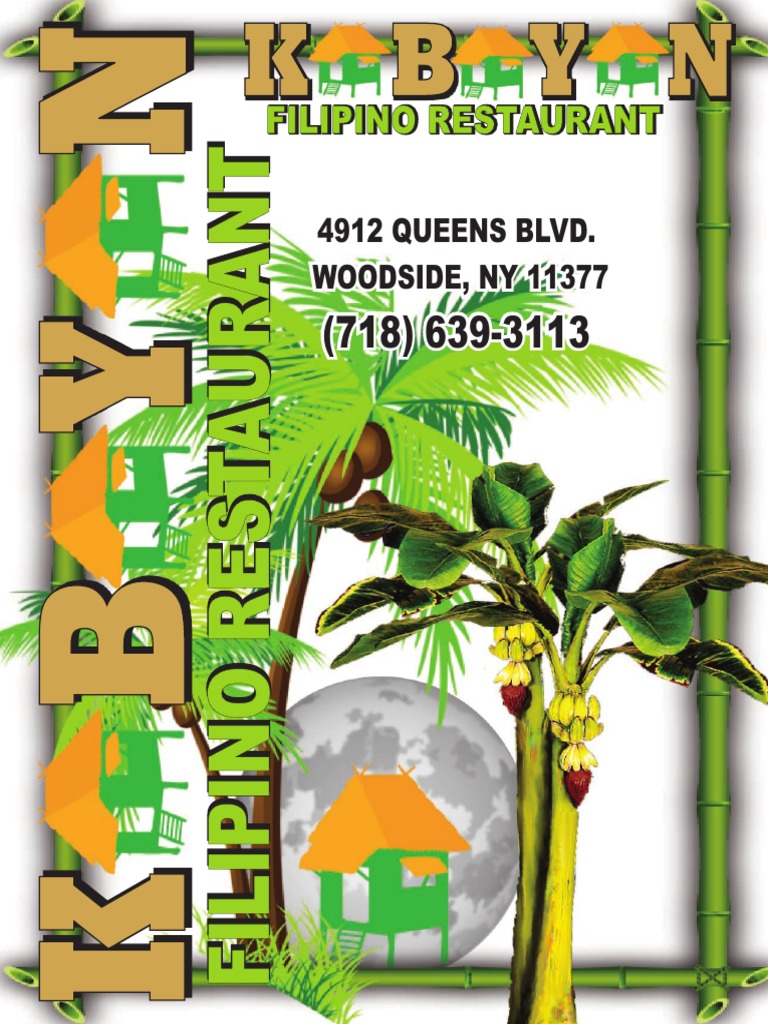 K B Y N: Filipino Restaurant | PDF | Food Ingredients | Food And Drink ...