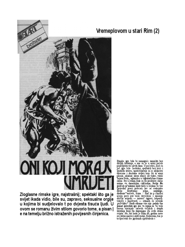 Vremeplovom U Stari Rim | PDF