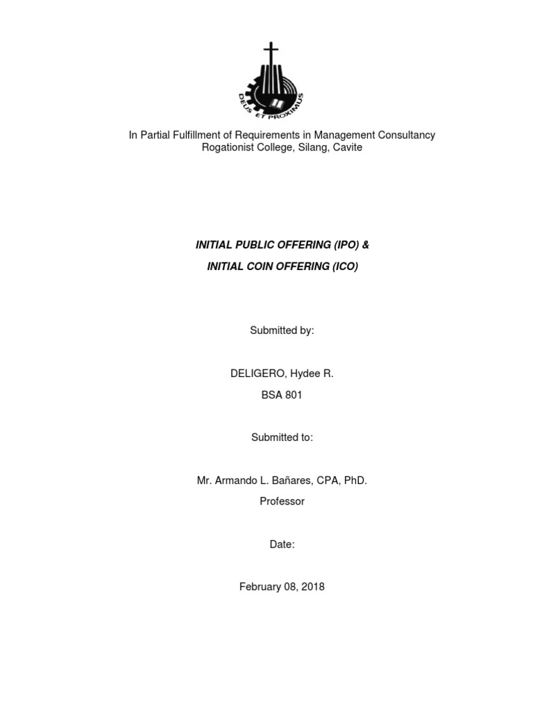 Initial Public Offering | PDF | Initial Public Offering | Cryptocurrency