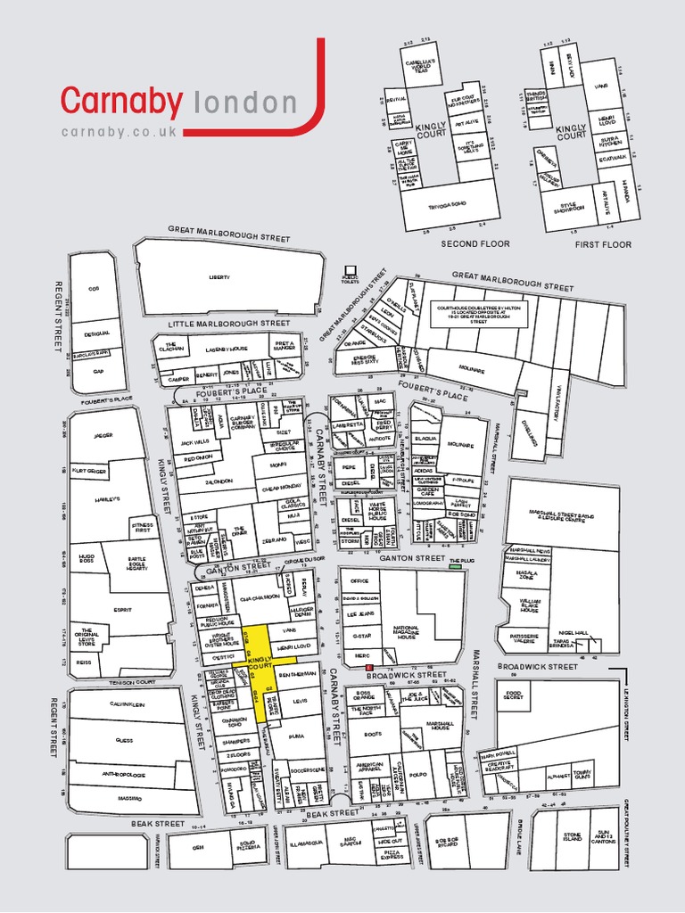 Carnaby Street Map | PDF