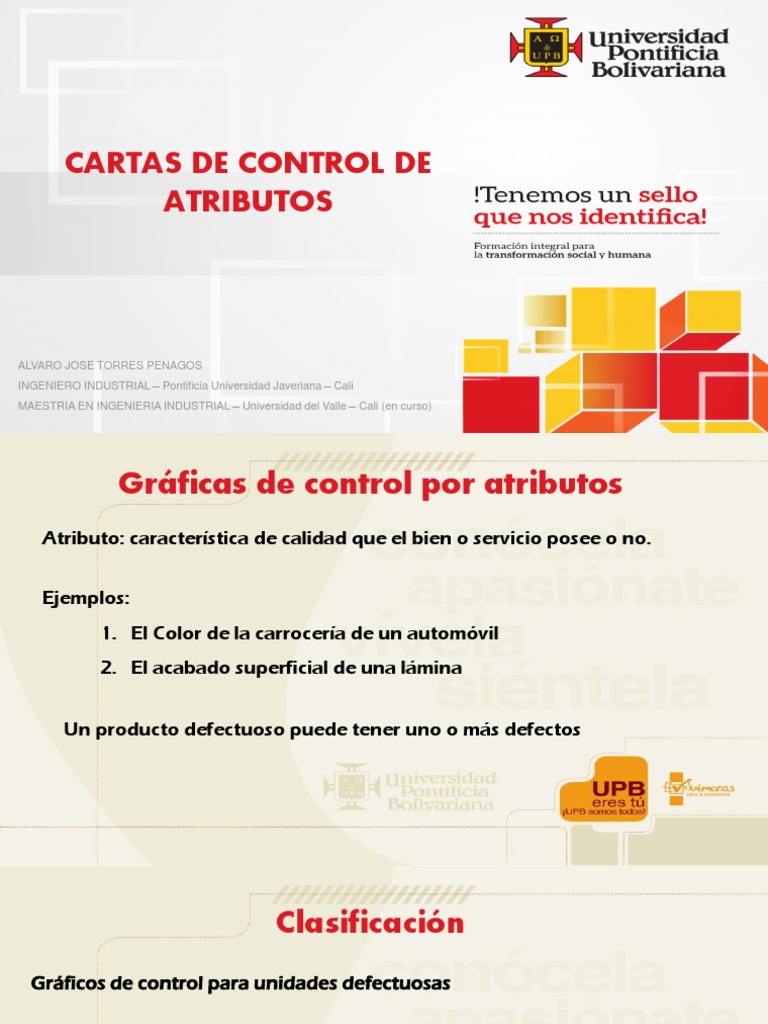 Cartas de Control de Atributos | PDF | Muestreo (Estadísticas) | Distribución de veneno