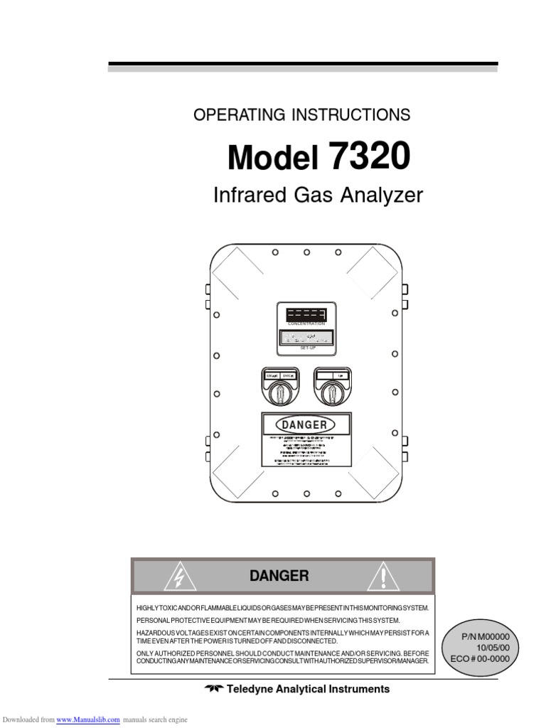 Teledyne Analytic Instrument 7320 | PDF | Absorption Spectroscopy ...