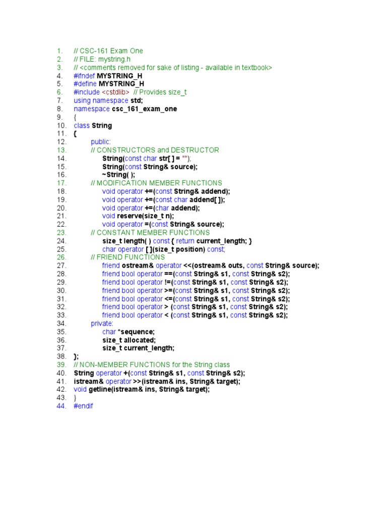 CSC161 Exam 1 Listings | PDF | Computer Programming | Programming Paradigms