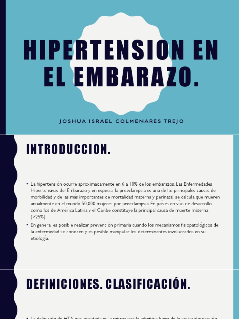 hipertensión en el embarazo | Hipertensión | El embarazo
