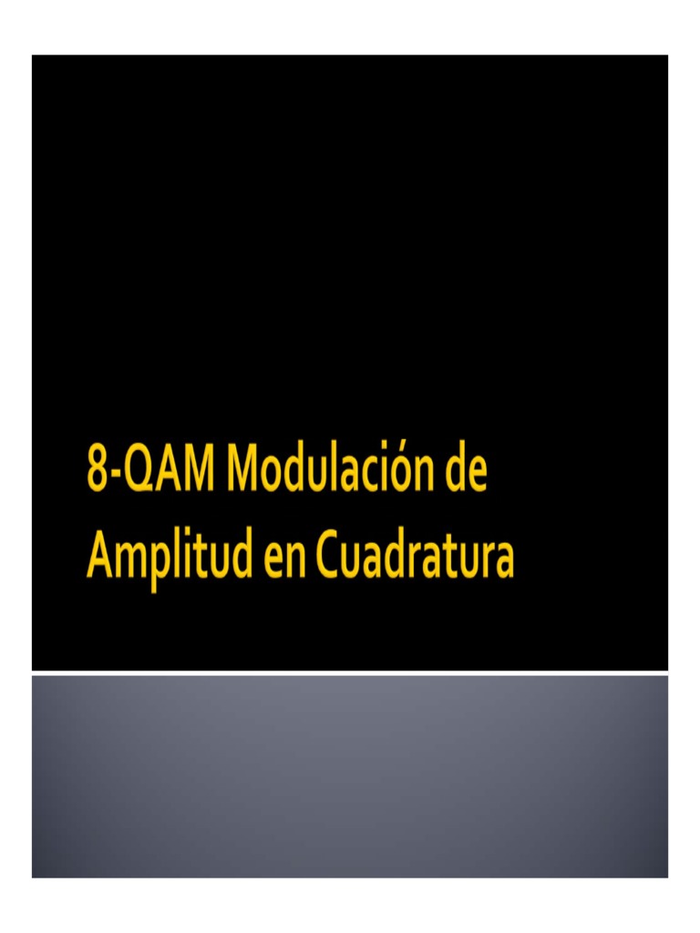 8-QAM Modulación de Amplitud en Cuadratura | PDF | Circuitos ...