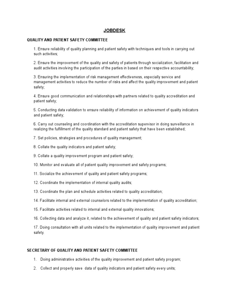 Bahan | PDF | Patient Safety | Risk Management