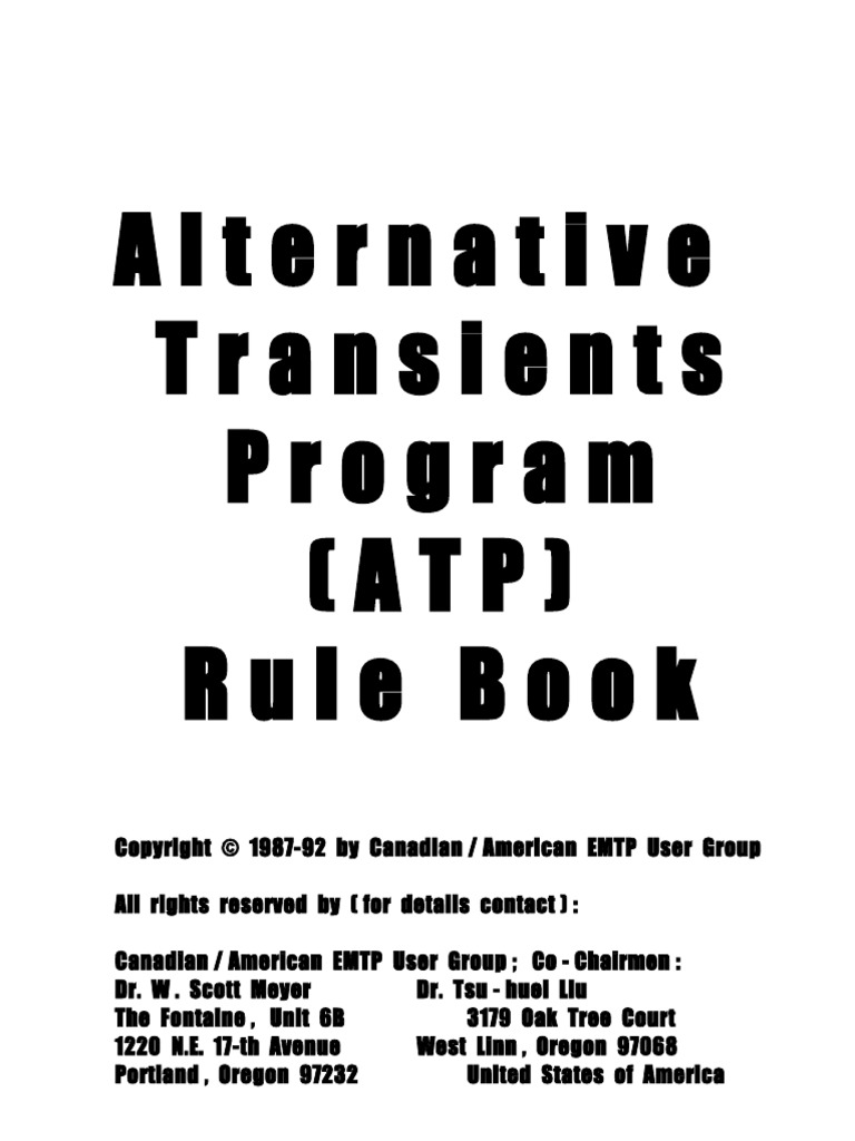 Atp Rulebook | PDF | Parameter (Computer Programming) | Computer File
