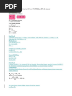 Soal Dan Jawaban Konsentrasi Larutan | PDF