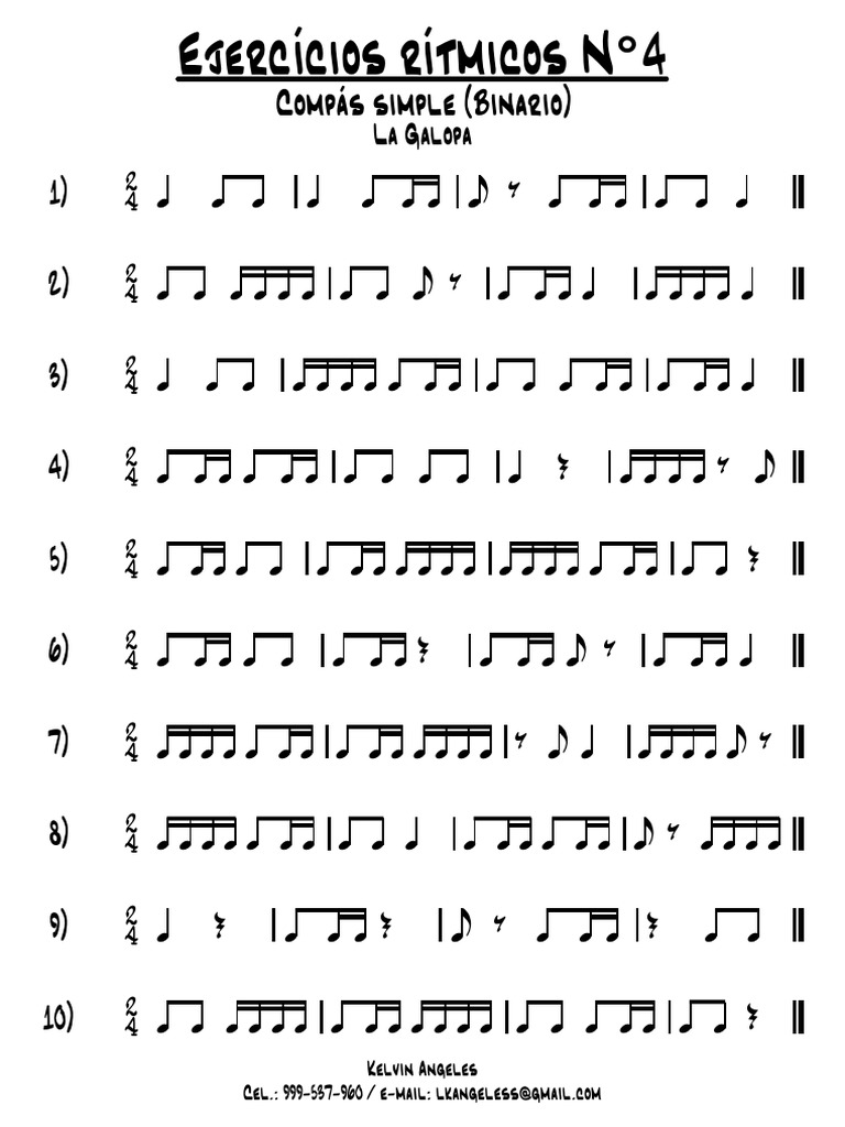 Ejercicios rítmicos - Sílabas rítmicas N.4.pdf