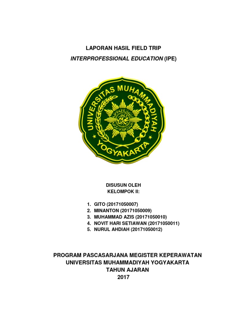 Laporan Field Trip Ipe | PDF | Karier & Perkembangan