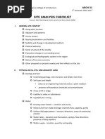 Architectural Design Brief Checklist PDF | PDF | Design | Sustainability