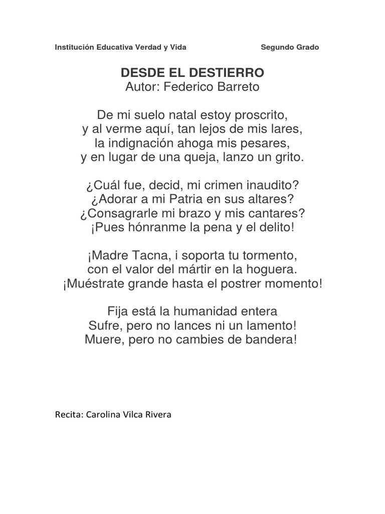 Desde El Destierro | PDF