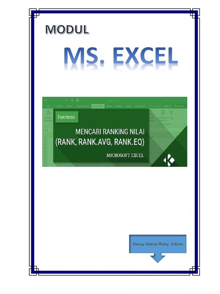 Modul Mencari Ranking Nilai | PDF
