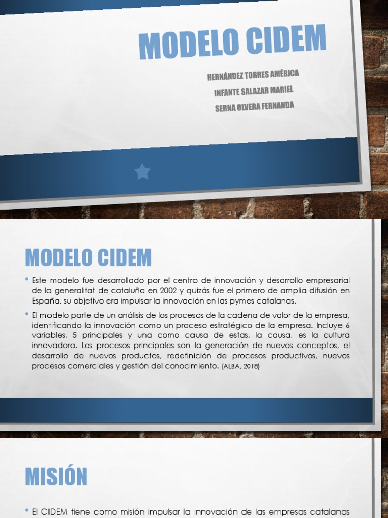 Modelo Cidem | PDF | Innovación | Cataluña