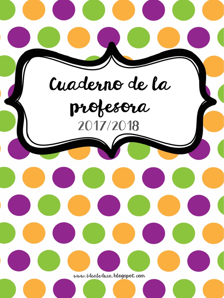 Más Portadas Cuaderno Docente | PDF