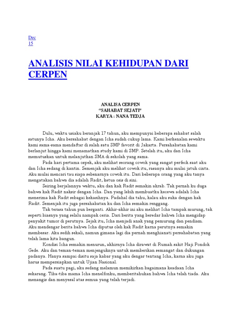 Kumpulan Cerpen | PDF