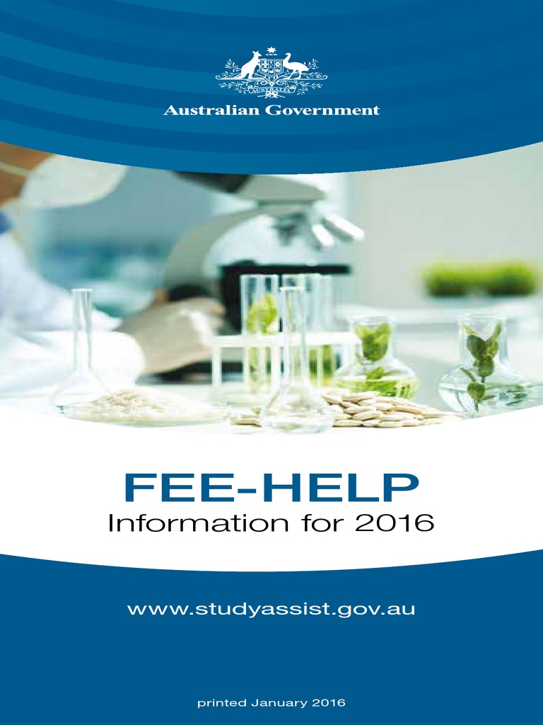 2016 Fee-Help Booklet | PDF | Government | Loans