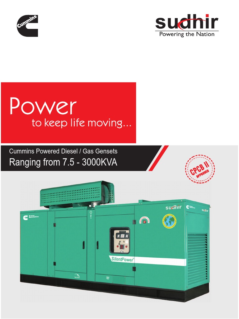 Gen Sets | PDF | Mechanical Engineering | Computing And Information ...