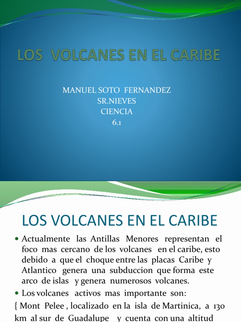 Los Volcanes en El Caribe | PDF | Ciencia y matemáticas
