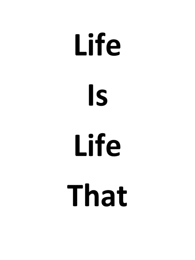 Life | PDF