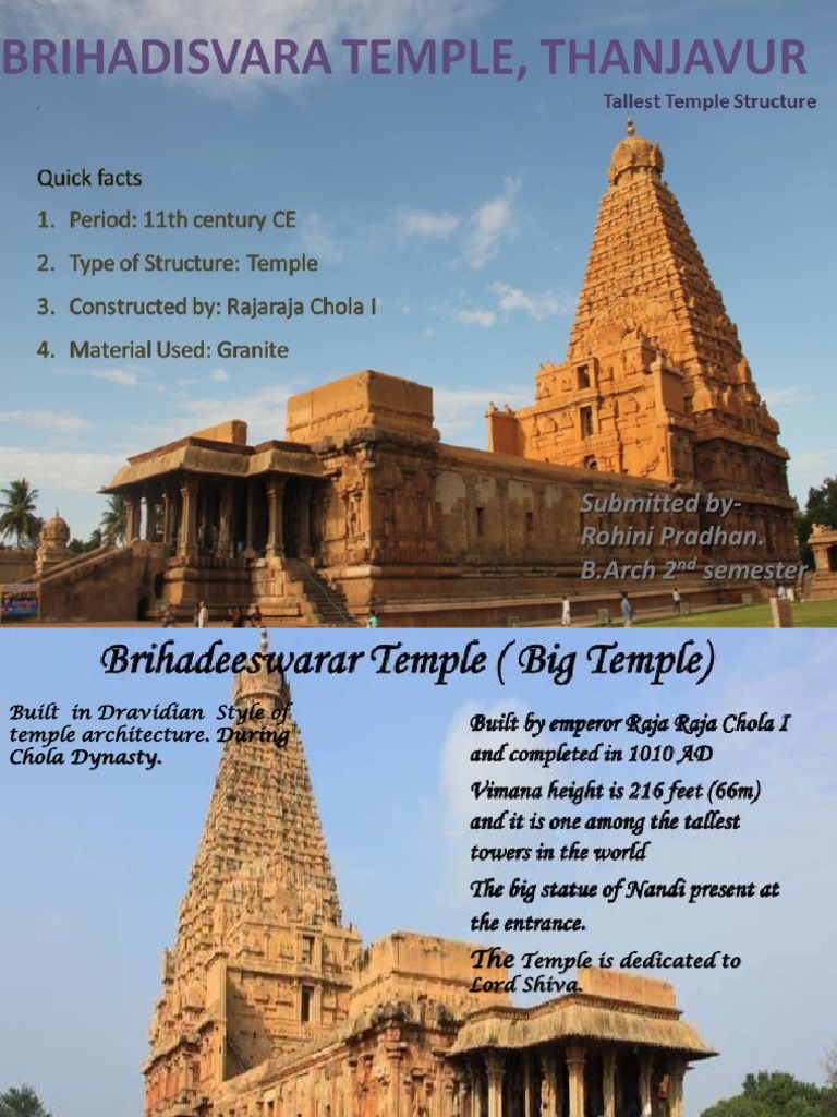 Brihadeshwara Temple | PDF | Religious Architecture | Hindu Worship