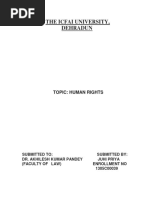 Human Right Project PDF | PDF | Human Rights | Natural And Legal Rights