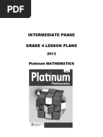 Platinum Mathematics Grade 5 Lesson Plans | PDF | Multiplication ...
