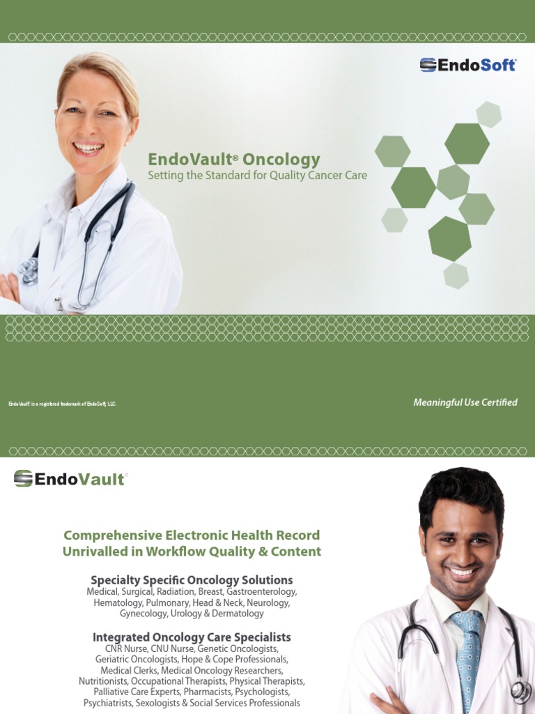 EndoSoft Oncology Brochure | PDF | Electronic Health Record | Pharmacy