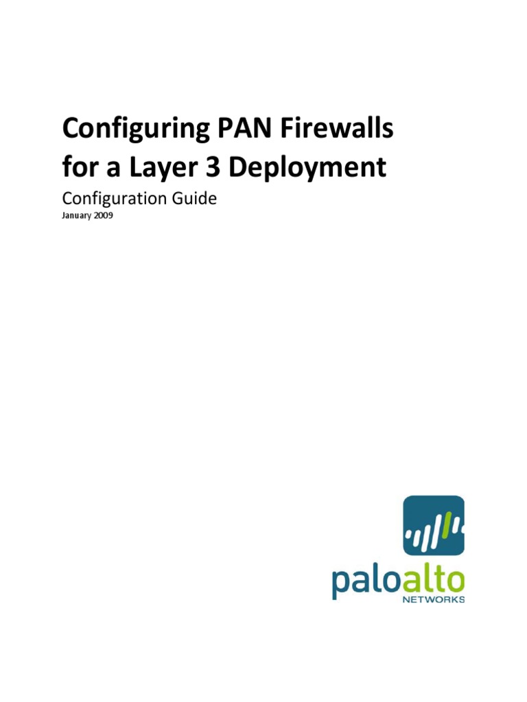 Tech Note - PAN - L3-Config Guide | PDF | Ip Address | Computer Security