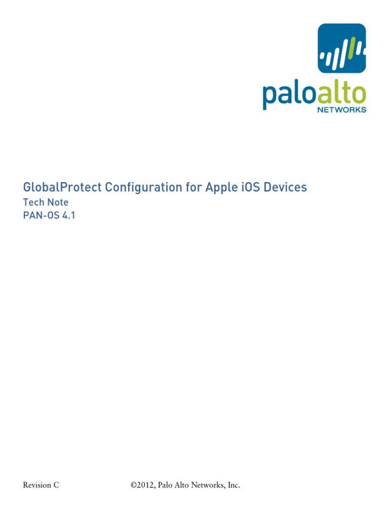 GlobalProtect Config Apple IOS RevC | PDF | Public Key Certificate ...